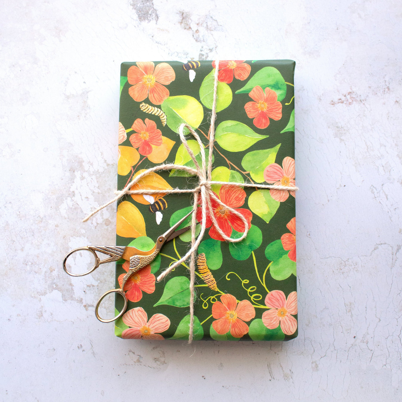 Poppy Garden Gift Wrap Sheet – littlehoothoot